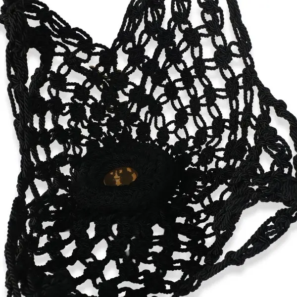 Saint Laurent Crochet Shopping Bag