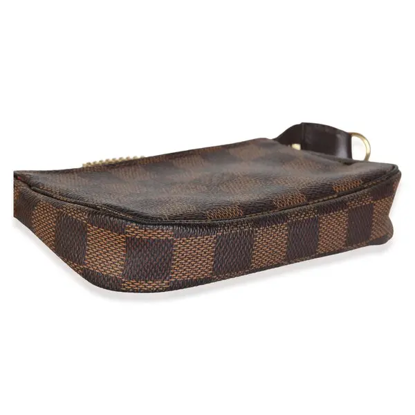 LOUIS VUITTON Damier Ebene Canvas Pochette Accessoires - Brown