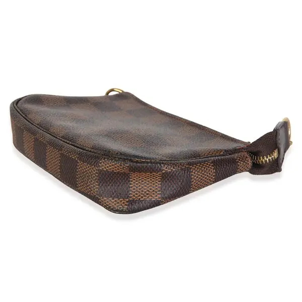 LOUIS VUITTON Damier Ebene Canvas Pochette Accessoires - Brown