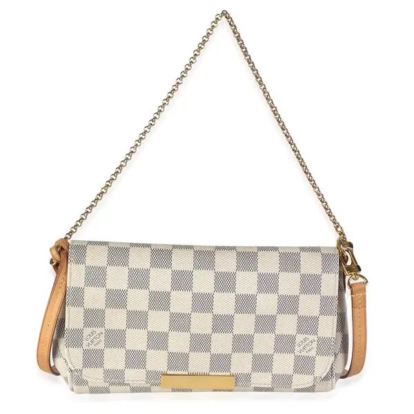 LOUIS VUITTON Damier Azur Canvas Favorite Mm