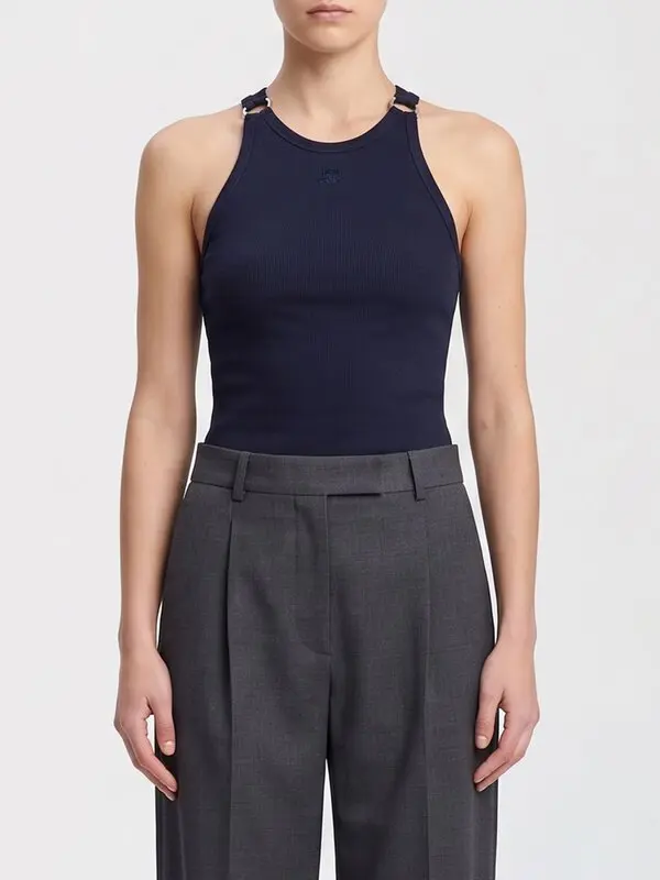 COURREGES Slim Fit Off-the-shoulder Stretch-cotton Top
