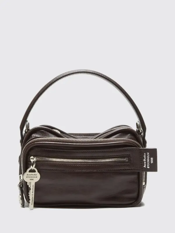 Acne Studios Camero Calfskin Shoulder Bag With Adjustable Strap - Brown