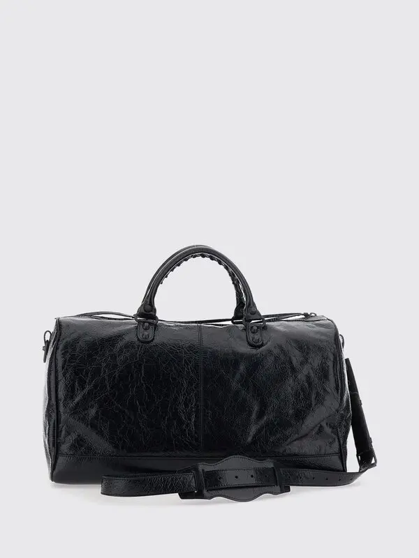 Balenciaga Le City Studded Lambskin Leather Travel Bag