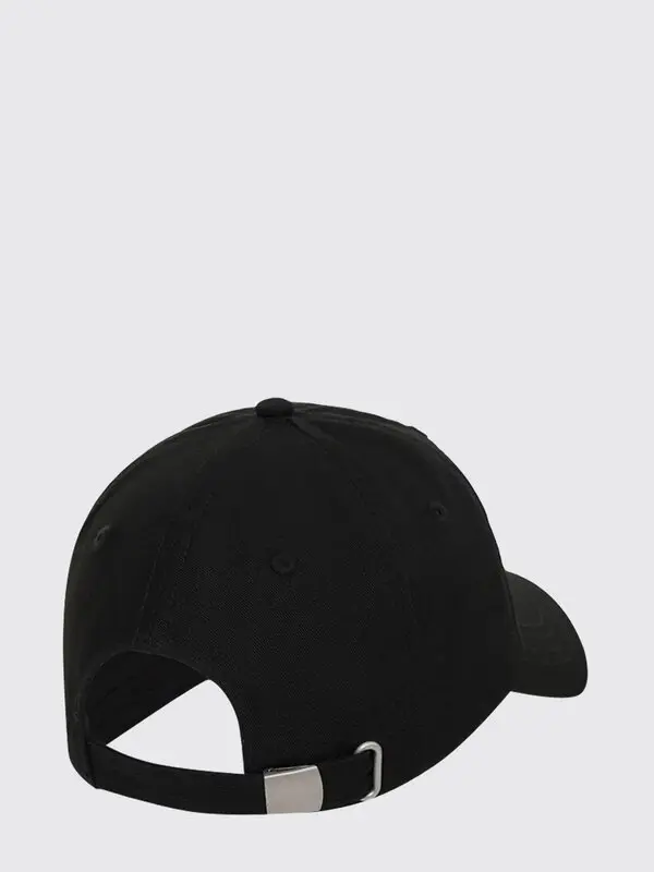 ANINE BING Cotton Baseball Cap With Contrasting Logo And Visor