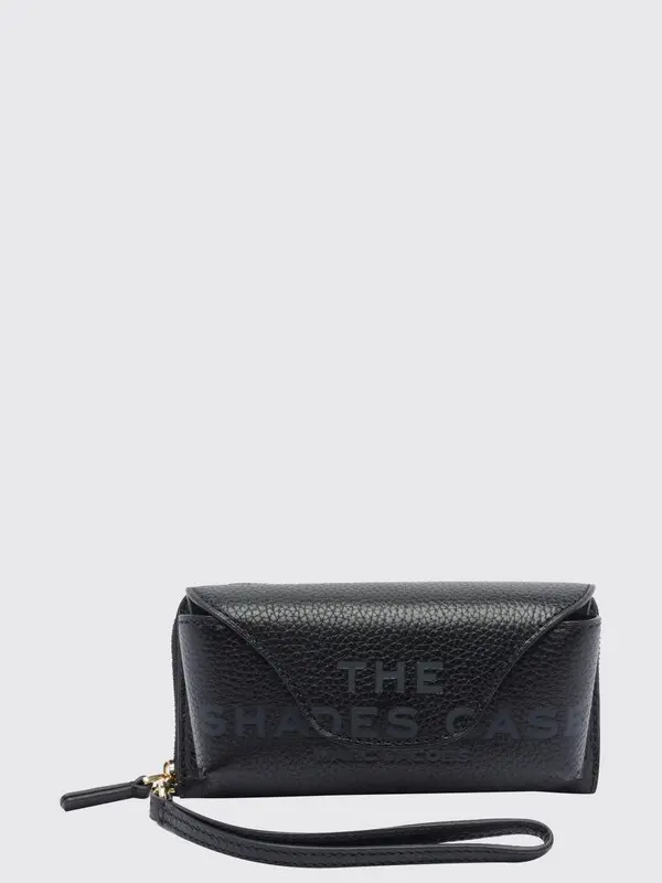 Marc Jacobs The Shades Case Grained Leather Glasses Case With Strap