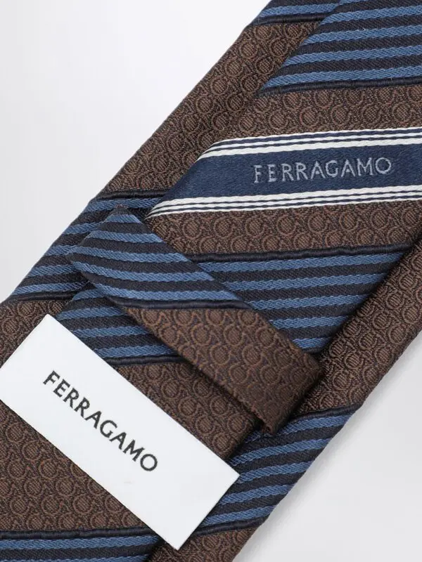 FERRAGAMO Tie - Brown