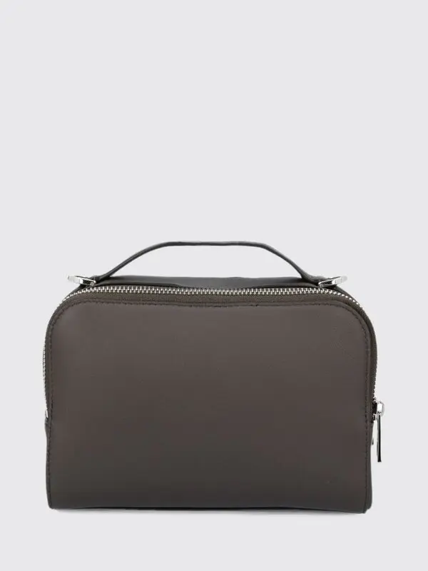Loewe Small Calfskin Camera Bag With Embossed Anagram Monogram - Grey