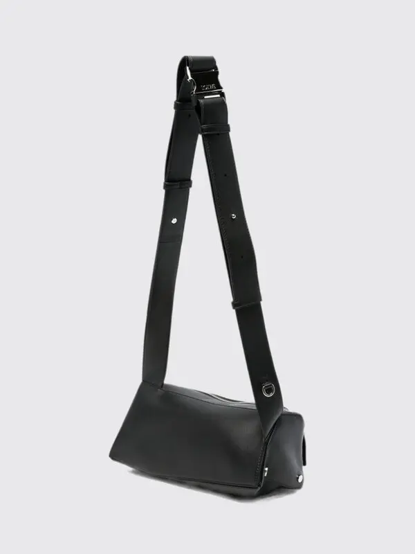Loewe Calfskin Leather Crossbody Belt Bag With Embossed Logo