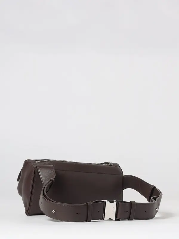 Loewe Calfskin Leather Crossbody Belt Bag With Embossed Logo - Brown