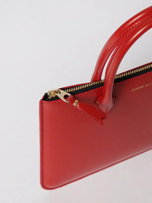Comme Des Garçons Mini Handbag In Smooth Leather With Double Handle