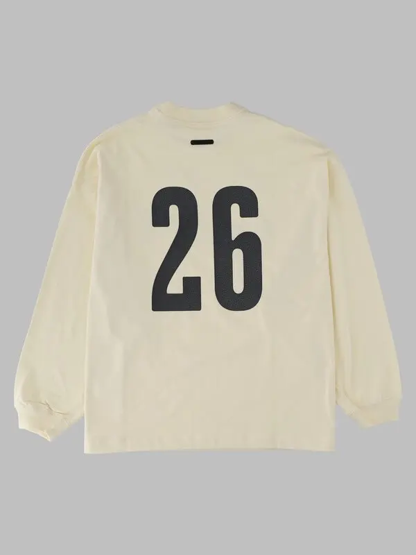 Fear Of God T-shirt A Manica Lunga "merch - Ivory