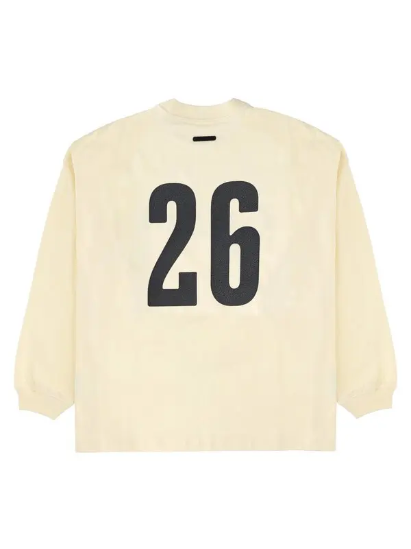 Fear Of God T-shirt A Manica Lunga "merch - Ivory