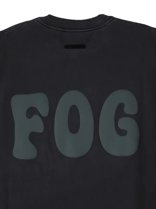 Fear Of God T-shirt A Manica Lunga "merch - Charcoal
