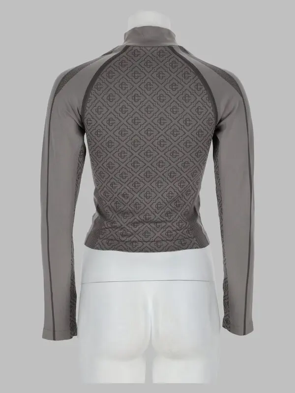 Casablanca Top Monogram A Manica Lunga