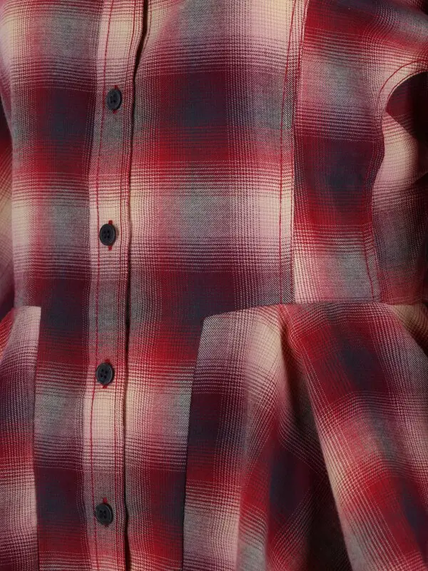 GANNI Camicia In Flanella Di Cotone