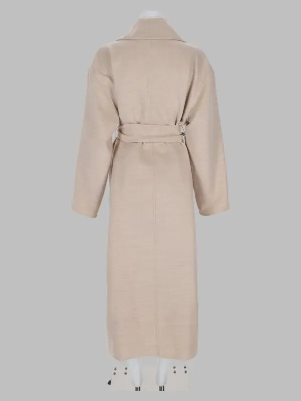 Fabiana Filippi Cappotto In Lana Con Cintura