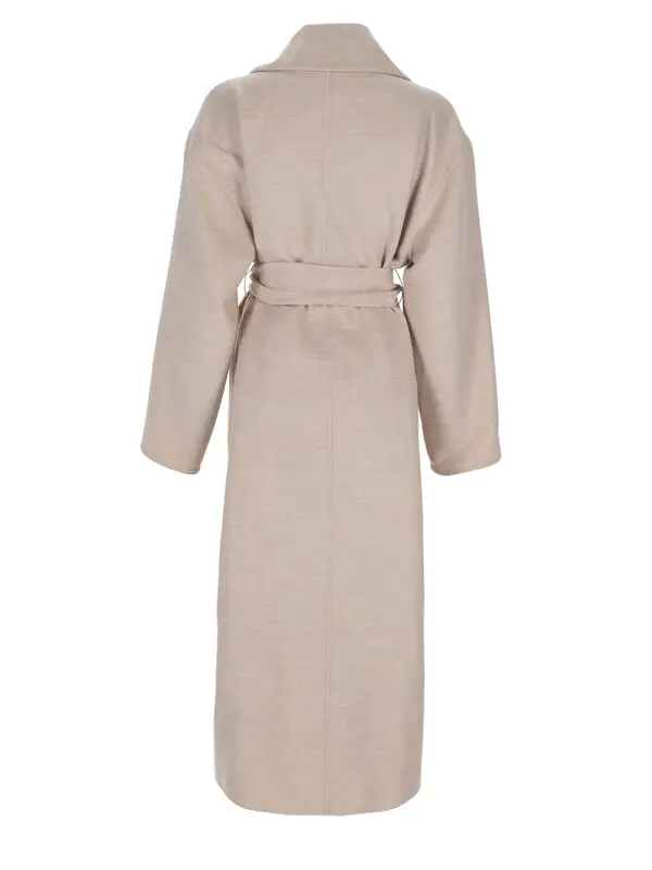 Fabiana Filippi Cappotto In Lana Con Cintura