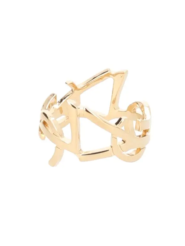 Saint Laurent Anello Ferma Sciarpa "cassandre - Gold