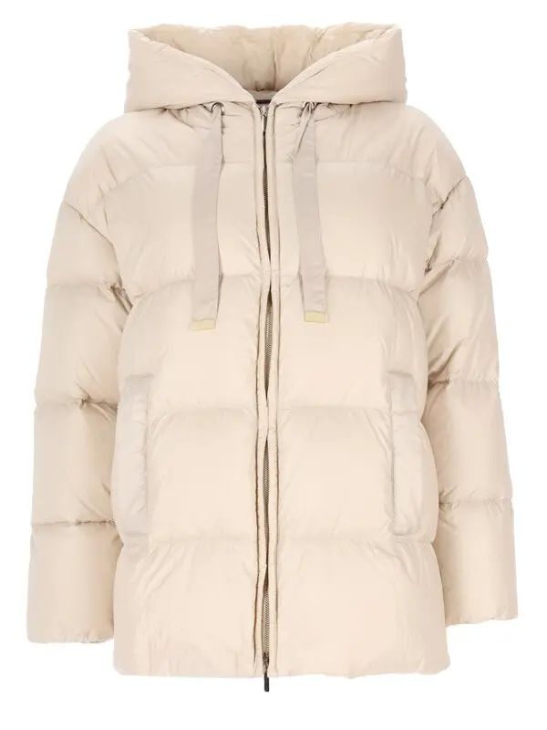 Max Mara Giacca "nerine" Imbottita - Ivory
