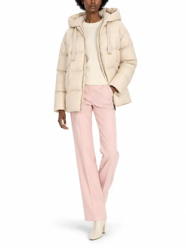 Max Mara Giacca "nerine" Imbottita - Ivory