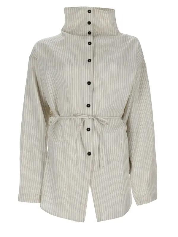 ALYSI Camicia Con Collo Alto