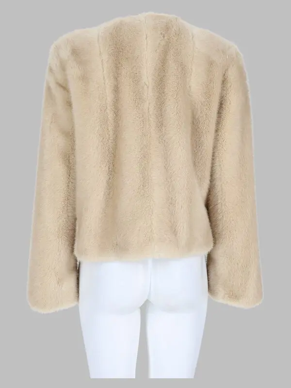 Max Mara Giacca "palchi" In Ecopelliccia