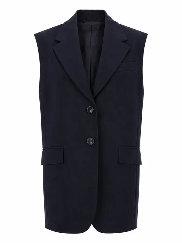 Max Mara Giacca Smanicata In Lana