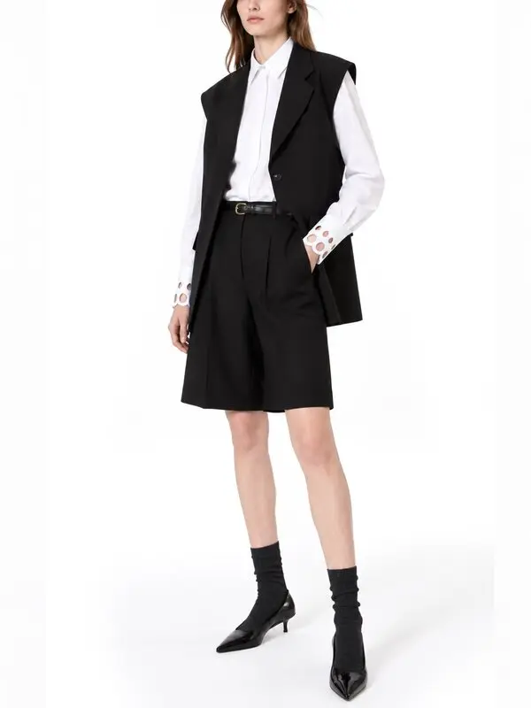 Max Mara Giacca Smanicata In Lana