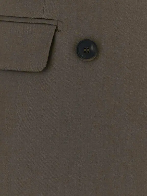 Max Mara Double-breasted Blazer In Pure Virgin Wool With Four-button Closure