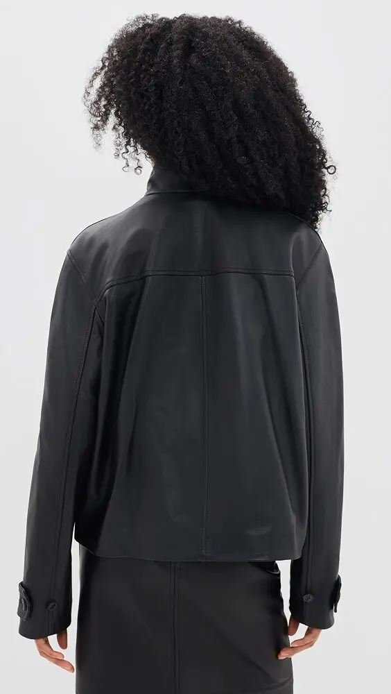 Proenza Schouler White Label Gio Lightweight Leather Jacket