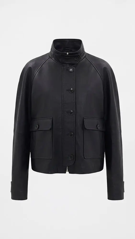 Proenza Schouler White Label Gio Lightweight Leather Jacket