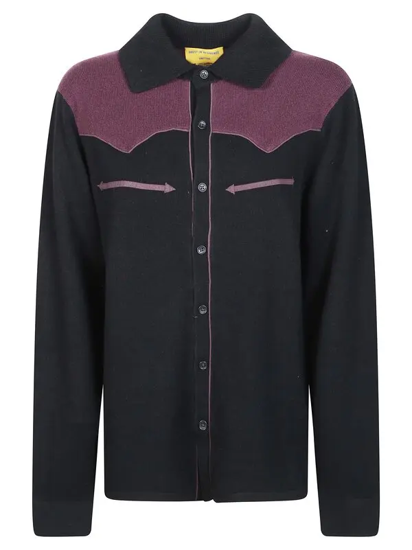 Guest In Residence Cashmere Western Button-up Shirt