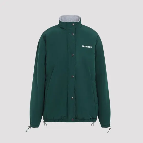 Miu Miu Padded Snap-front Blouson Jacket