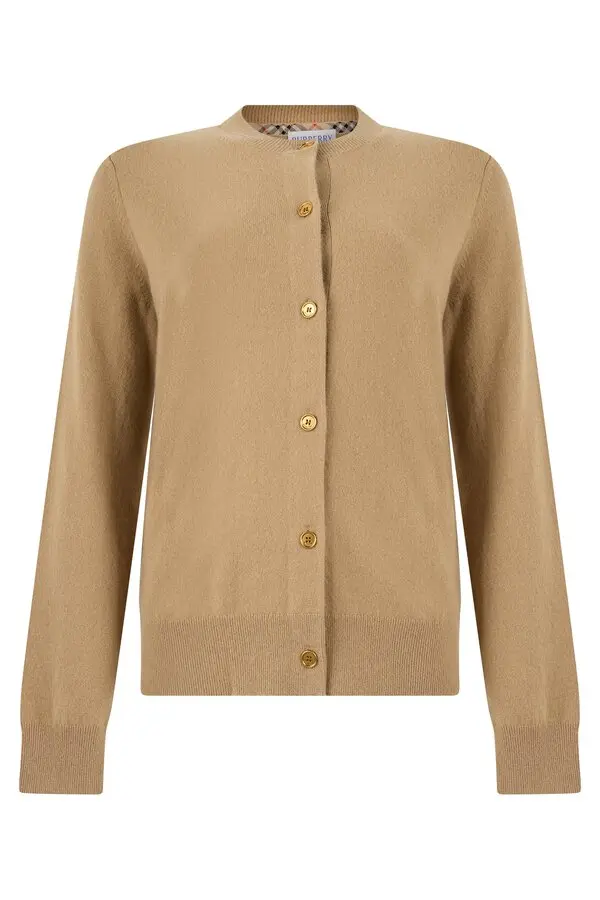 Burberry Button-front Cashmere Cardigan