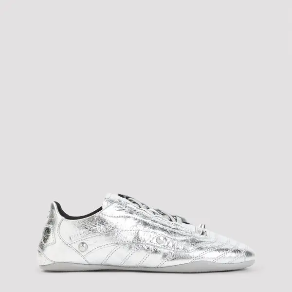 Balenciaga Leather City Sneaker - Metallic