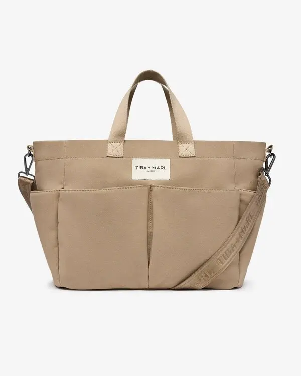 TIBA + MARL T+m Canvas Pocket Tote Desert