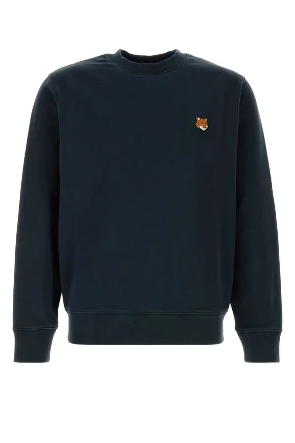 Maison Kitsuné Midnight Cotton Sweatshirt - Blue