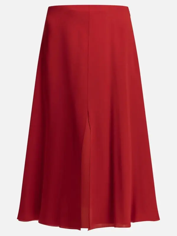 Valentino Garavani Solid Georgette Mini Skirt