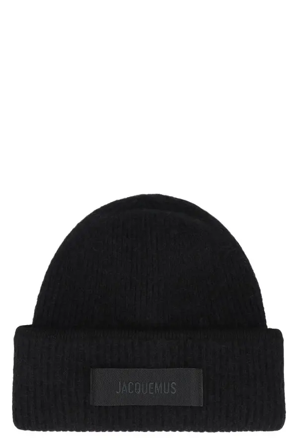 Jacquemus Jacquard-style Gros Grain Knit Beanie