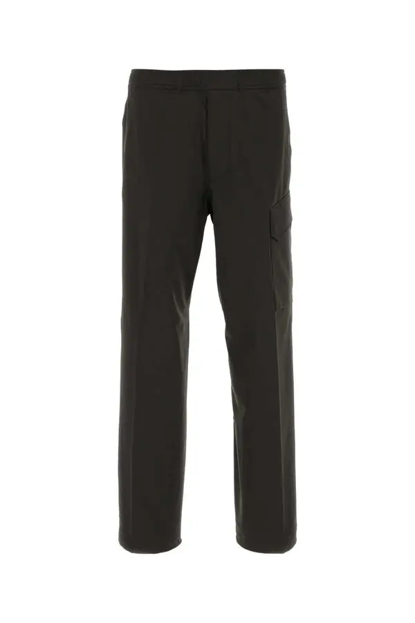 Stone Island Charcoal Stretch Nylon Pant - Grey