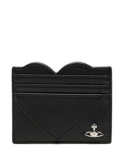 VIVIENNE WESTWOOD Heart Card Holder - Black