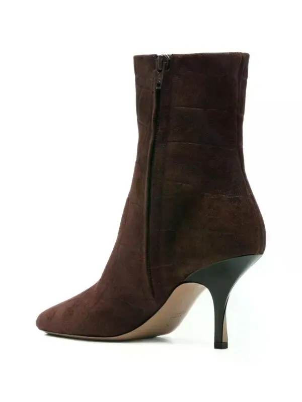 Jacquemus Croc-effect Ankle Boots