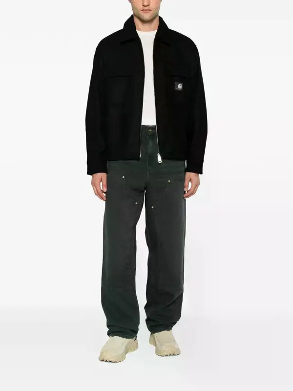 Carhartt Work In Progress Logo-patch Zip-up Jacket