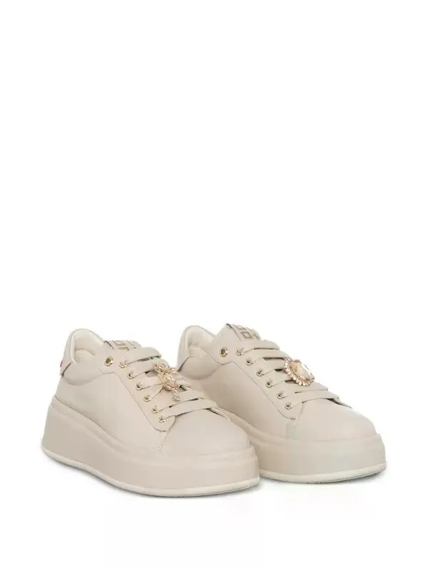 GIO+ Embellished-laces Platform Sneakers
