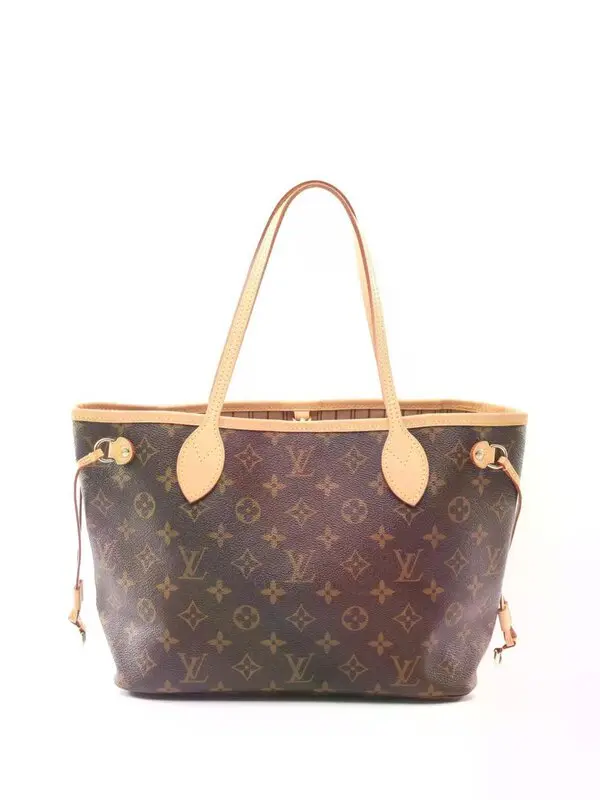 LOUIS VUITTON 2007 Monogram Neverfull Pm Tote Bag - Brown