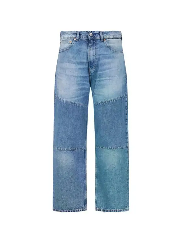 Our Legacy Third Cut Patched Jeans - Blue