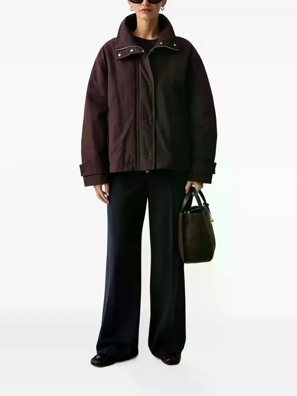 Marc O'polo High-neck Zip-up Oversized Jacket