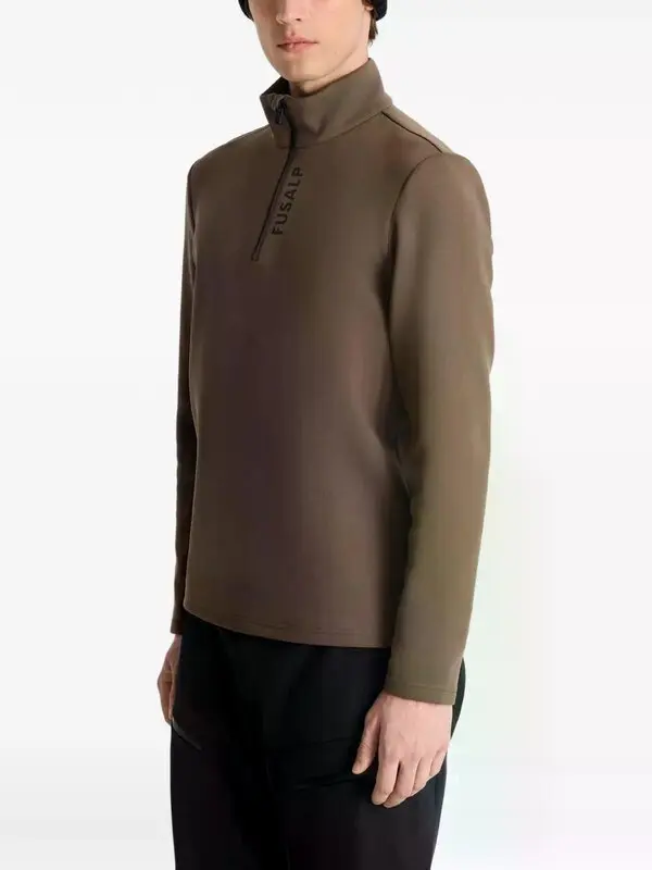 Fusalp Timothy Logo-print Base Layer - Brown