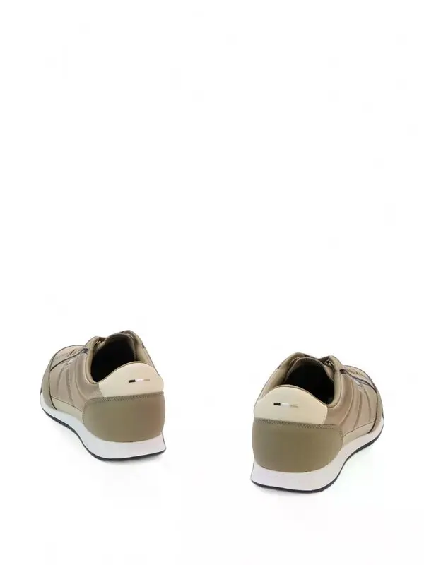 BOSS Logo-print Panelled Sneakers - Neutrals
