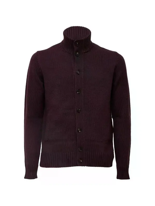 ZANONE Chioto Button-up Sweater - Red